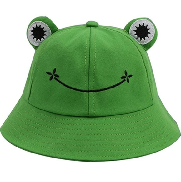 Hot Topic | Accessories | New Hot Topic Green Frog Bucket Hat | Poshmark